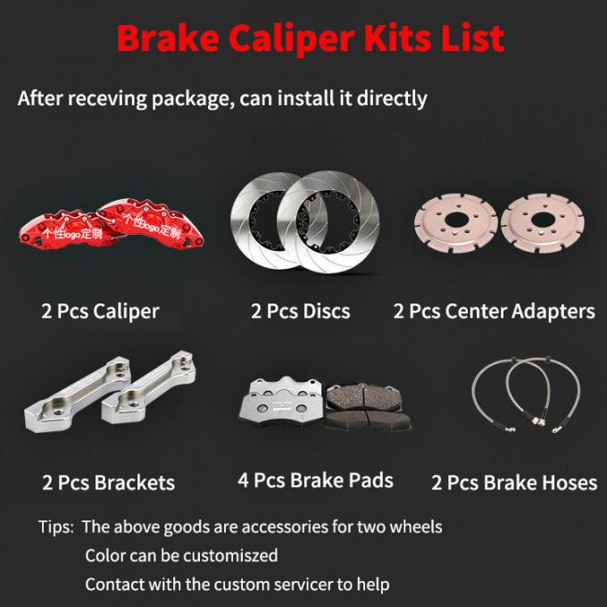 Six Piston High Performance Brake Calipers